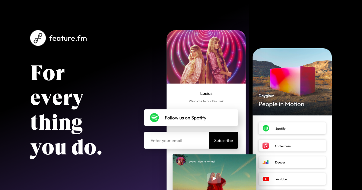 Feature.fm | The best smart links and pre-saves in music today.